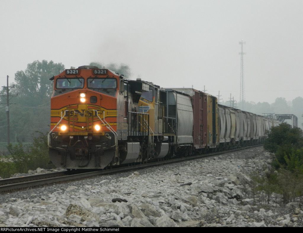 Foggy Morning Freight